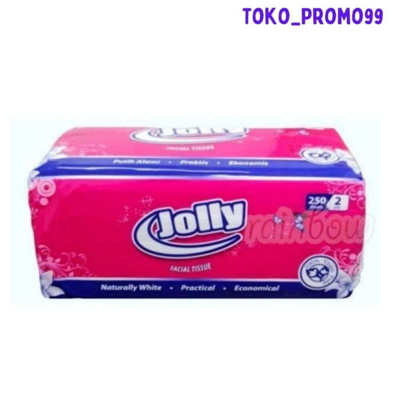 Jual tisue tissue isi 200 lembar merek guardian / Jolly 250 Lembar ...
