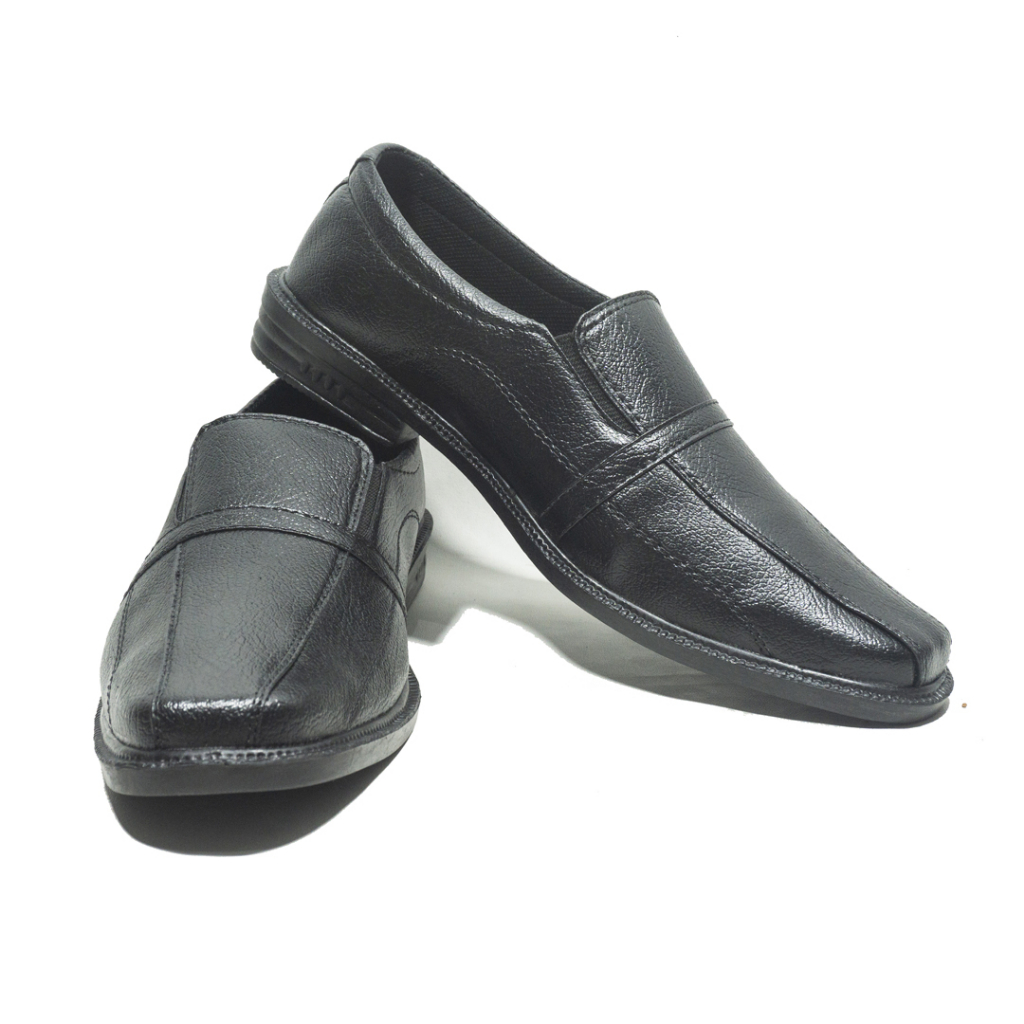 Jual Sepatu Pantofel Pria Warna Hitam Model Formal Cocok Untuk Sepatu Kerja Kantor dan Acara ...