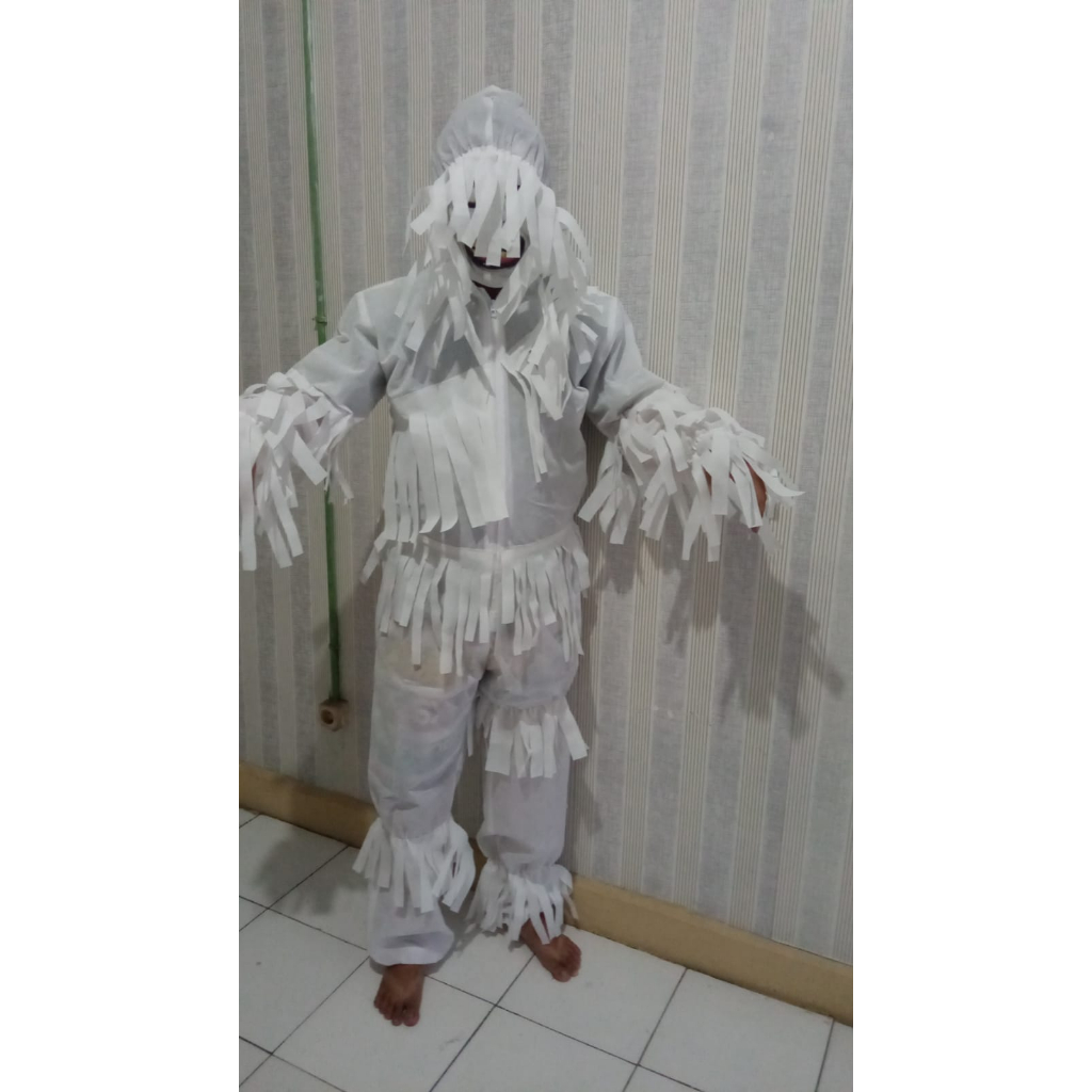 Jual kostum halloween dewasa mumi perlengkapan pesta Mummy costume ...