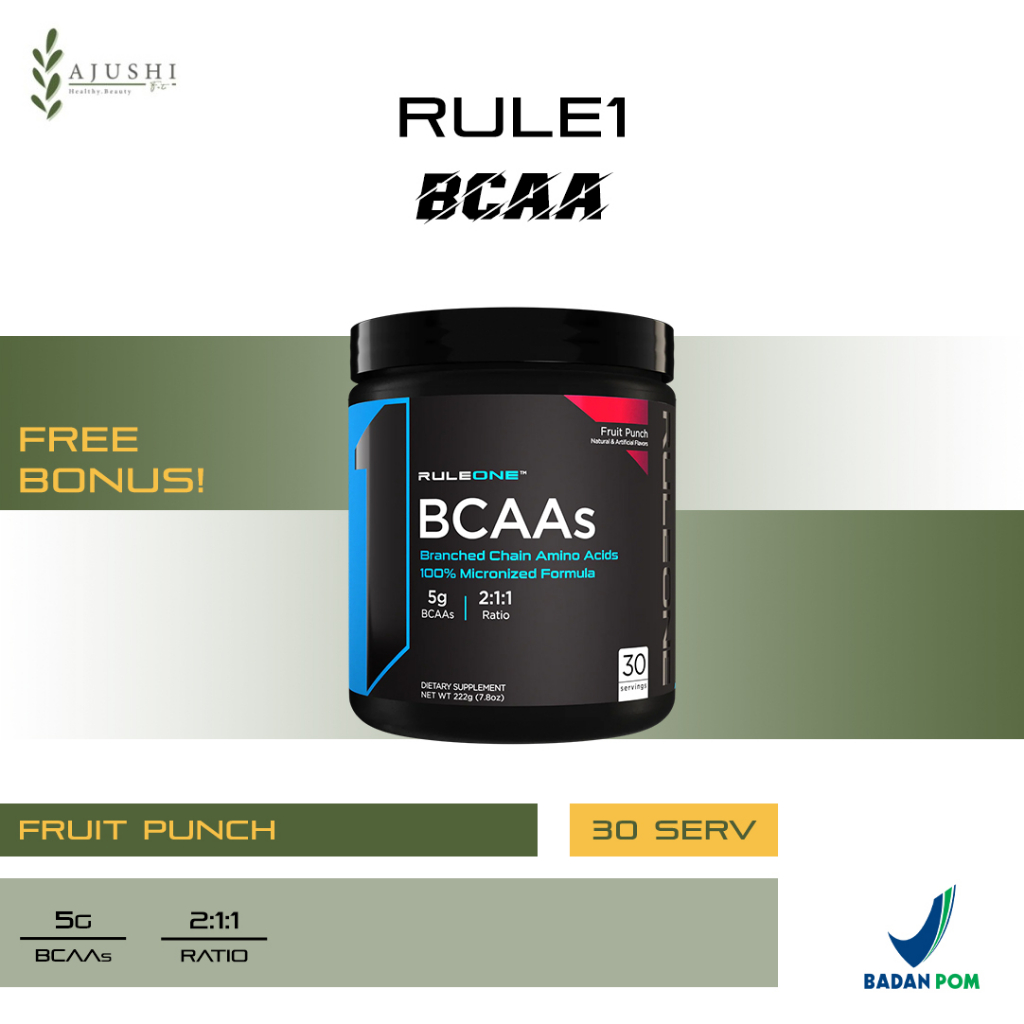 Jual Rule 1 Bcaa 30serv ( Suplemen Antikatabolik ) - Bcaa Powder 30 Serving | Shopee Indonesia