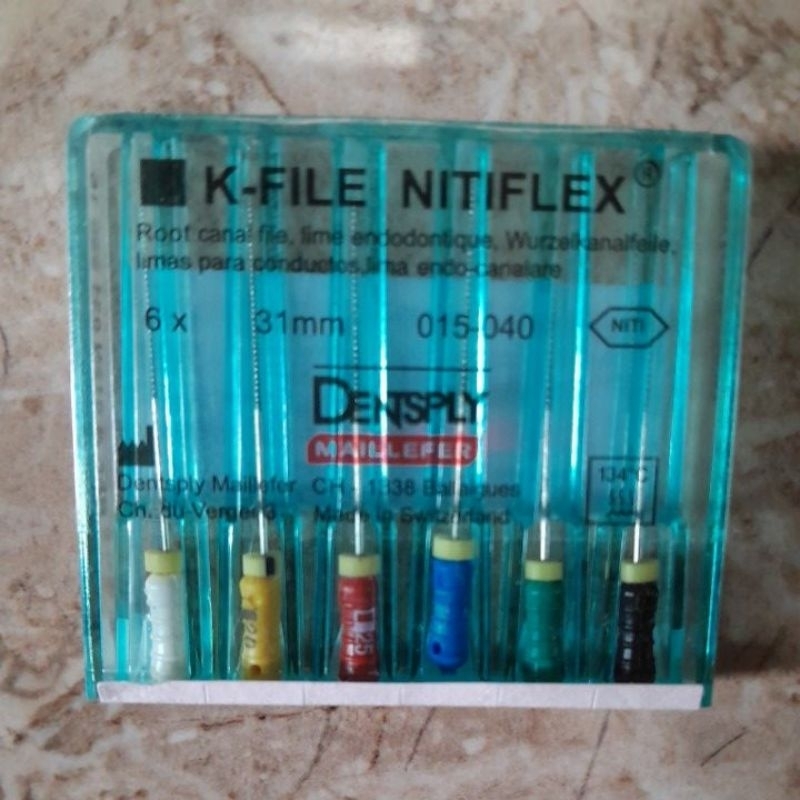 Jual Kfile Niti Dentsply ukuran 15 - 40, 45 - 80, ukuran 8, 10 , 6 ...