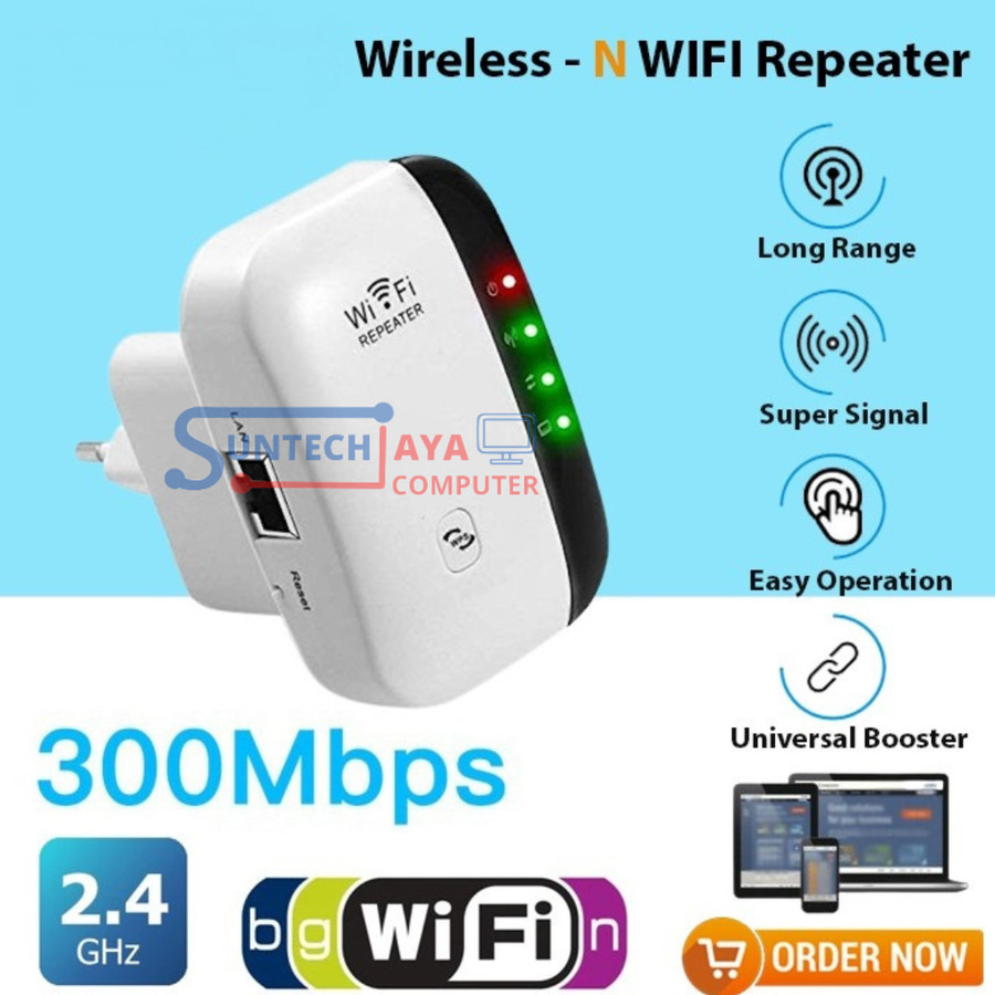 Jual Wifi Repeater Wireless 300Mbps | Shopee Indonesia