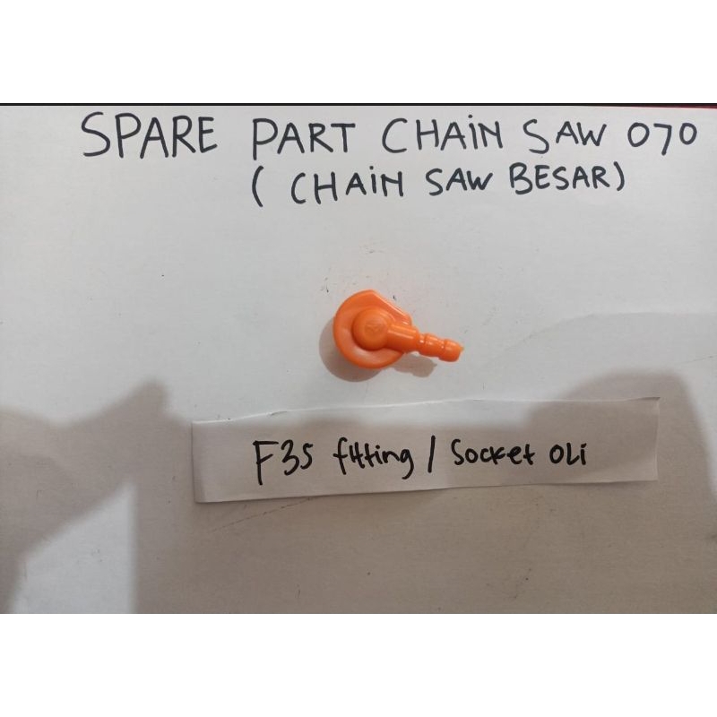 Jual Sparepart chainsaw senso besar 070 (35 & Fitting / socket oli ...