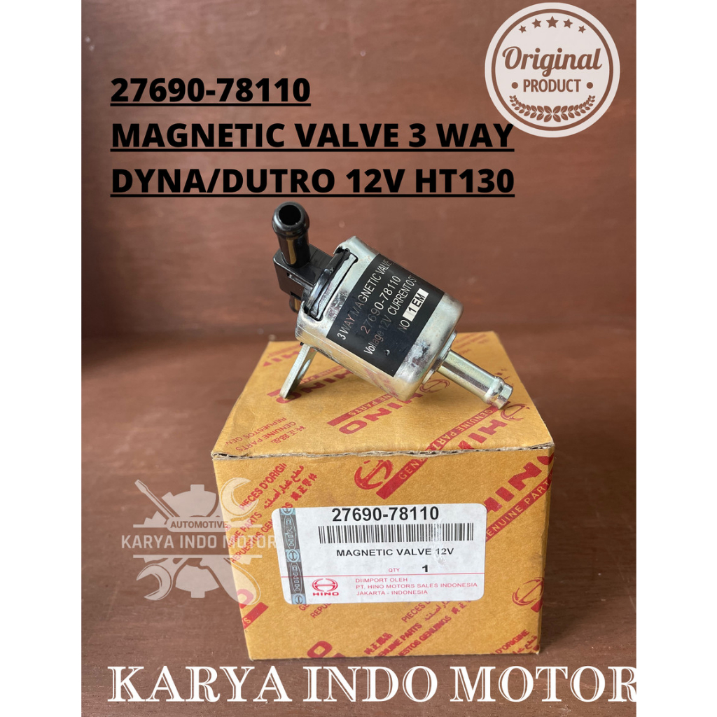 Jual Valve magnetic 3 way HT130/Hino Dutro (27690-78110) | Shopee Indonesia