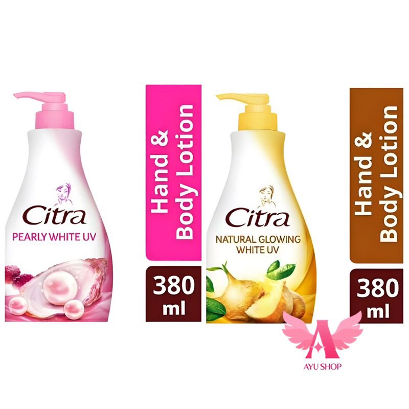 Jual Citra Body Lotion Natural Glowing White Uv - 380ml | Shopee Indonesia