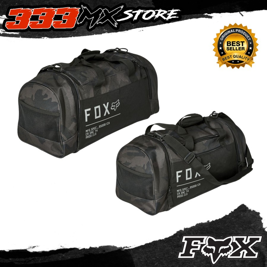 Jual Duffle FOX 180 Black Camo Duffle Gear Bag Black FOX 180 RACING ...