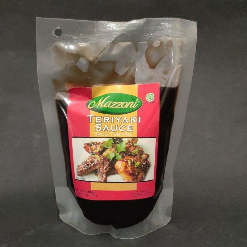 Jual Teriyaki Sauce Mazzoni Saus Saos 250 gr | Shopee Indonesia