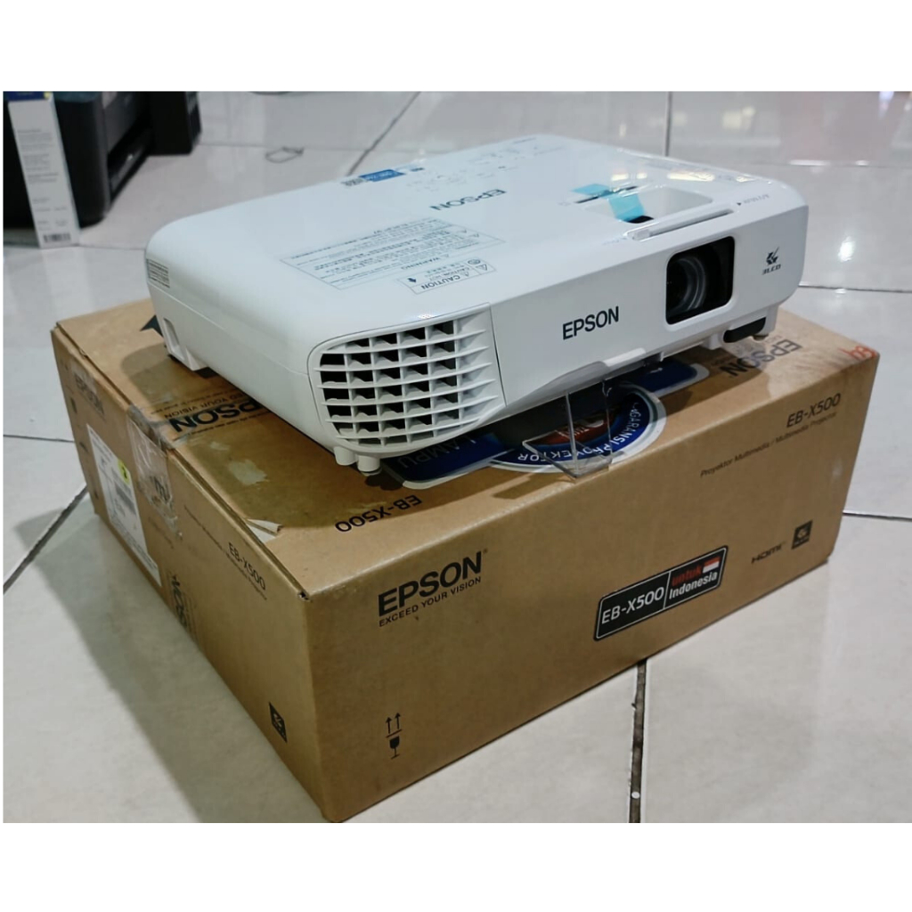 Jual Proyektor Epson EB-X500 Pengganti Proyektor EB-X400 Garansi Resmi Epson 3 Tahun | Shopee ...