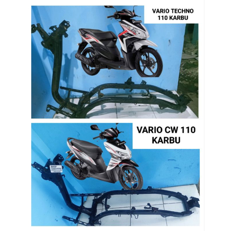 Jual Frame Kerangka Rangka Sasis Vario Cw 110 karbu/Vario Techno 110 ...