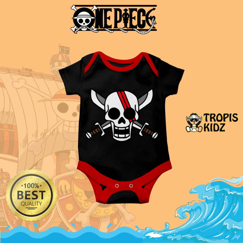 Jual Jumper Bayi baju bayi karakter unik lucu One piece Series lufy ...