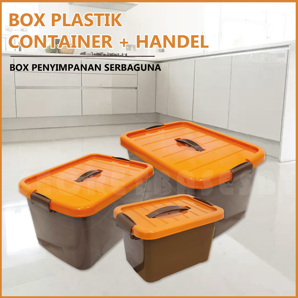 Jual BOX CONTAINER + HANDEL - Pegangan (2) / Kotak Plastik / Box ...
