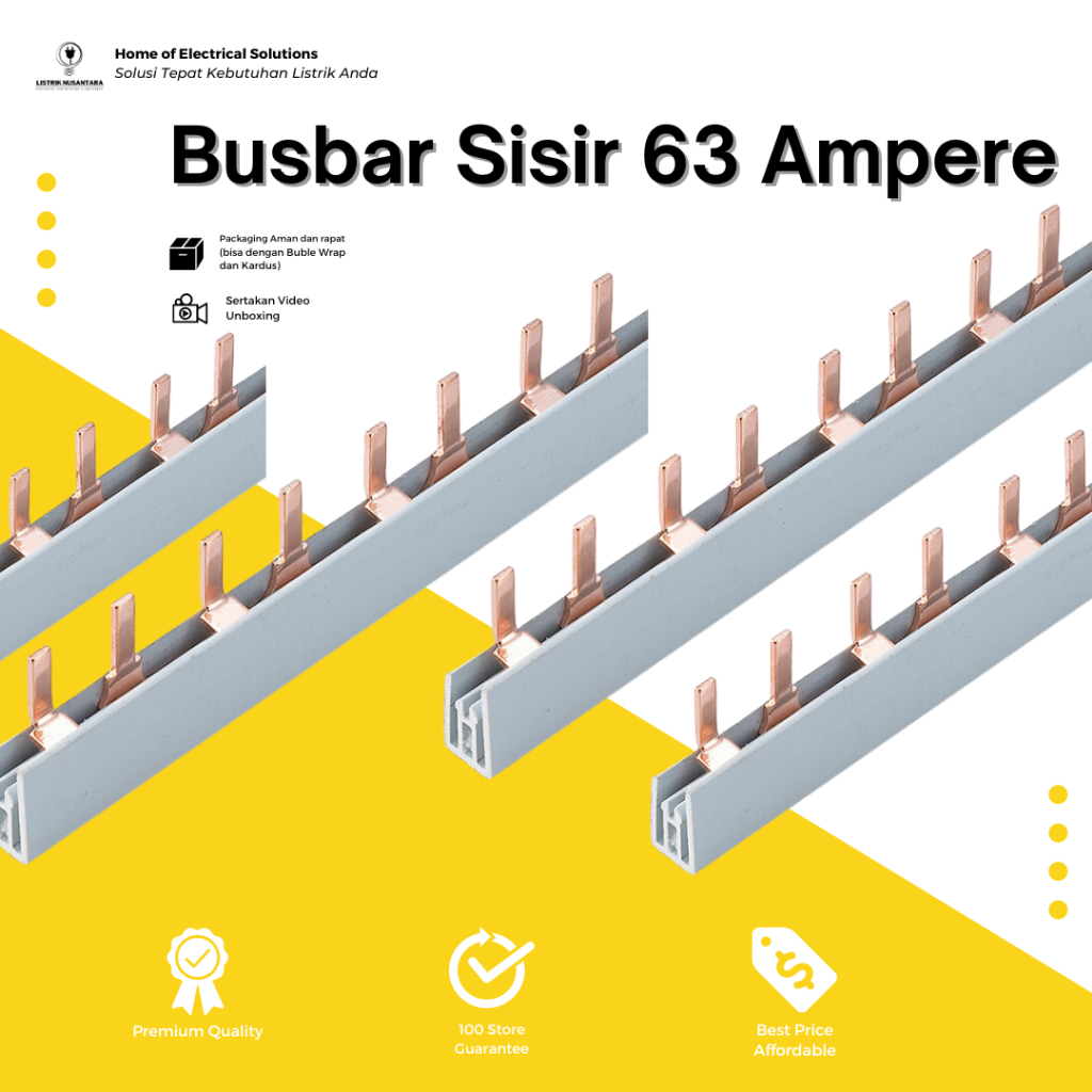 Jual Busbar Sisir 63A (22cm, 44cm dan 1m) | Shopee Indonesia