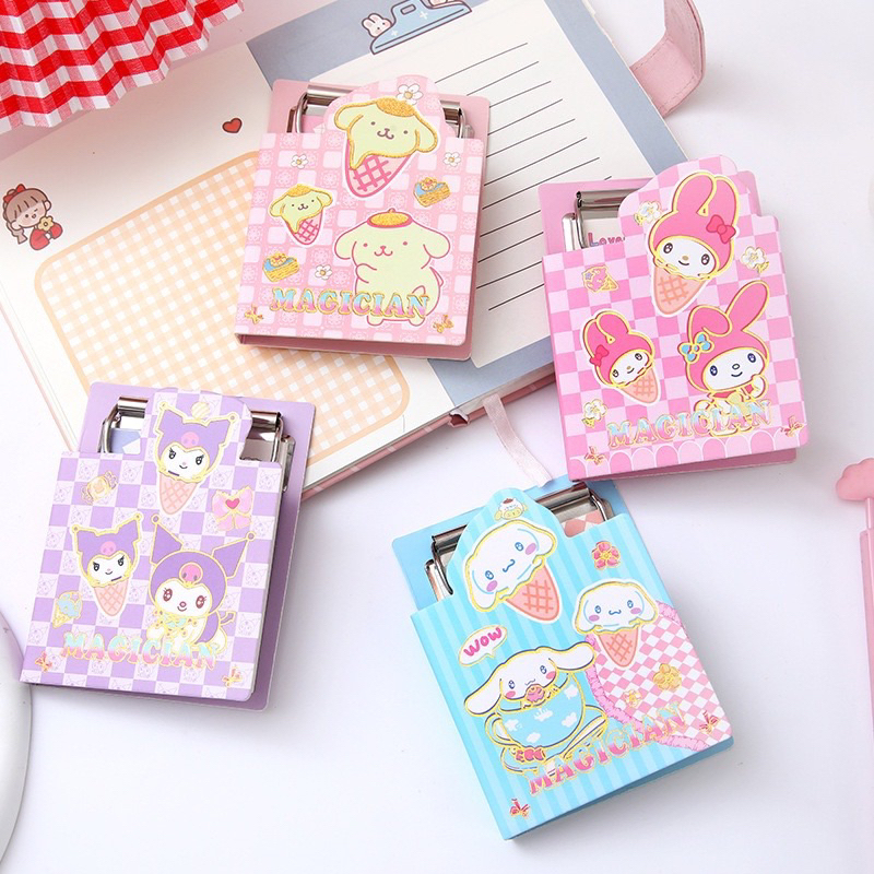 Jual Mini Memo Papan Klip/Mini Notes Hardboard Sanrio Kuromi Melody ...