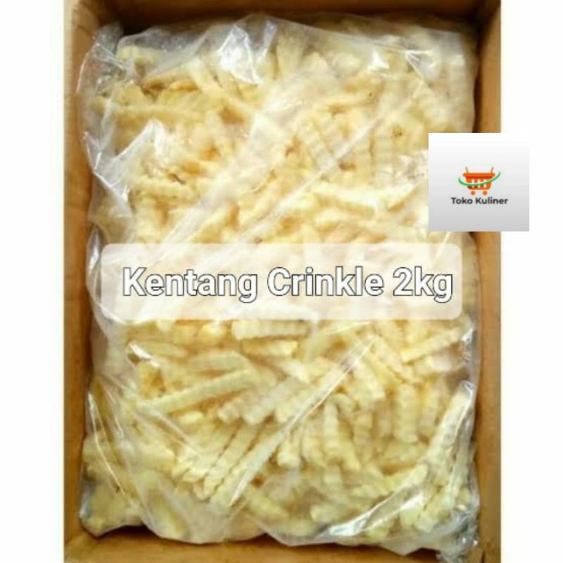 Jual Kentang Goreng Crinkle Import 2.5kg | Shopee Indonesia