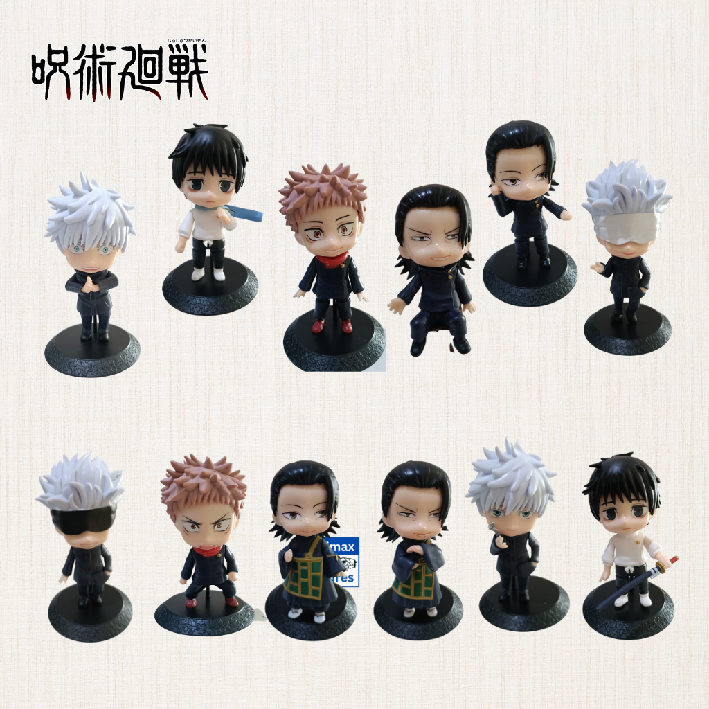 Jual Action Figure Jujutsu Kaisen Chibi Gojo satoru Geto suguru Yuta ...