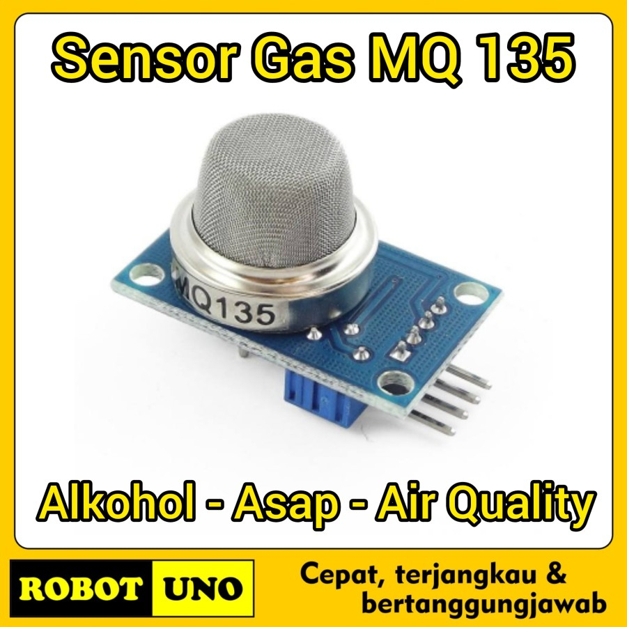 Jual MQ135 MQ-135 Sensor Gas Kuakitas Udara Air Quality MQ 135 | Shopee ...