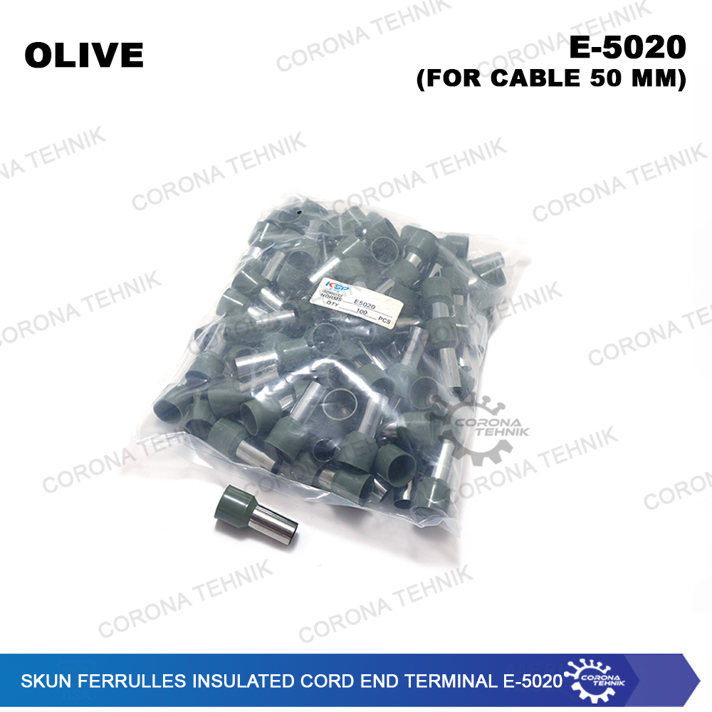 Jual FORT E-5020 - Skun Ferrules Insulated Cord End Terminal | Shopee Indonesia