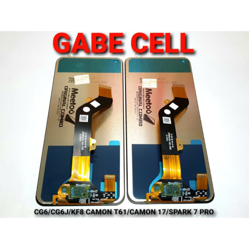 Jual LCD TECNO CG6/CG6J/KF8 CAMON T61/CAMON 17/SPARK 7 PRO FULLSET ...