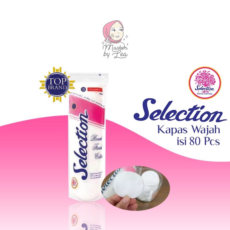 Jual Kapas Selection Kecantikan 35Gr 50Gr 75Gr 60Gr Kapas Bulat Round ...