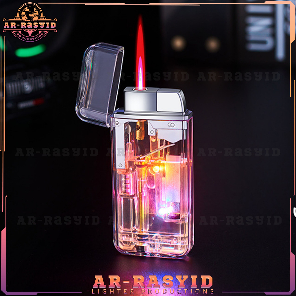 Jual Korek Api Bara Gas LED Waterproof Transparent ZO-8815-1 | Shopee ...