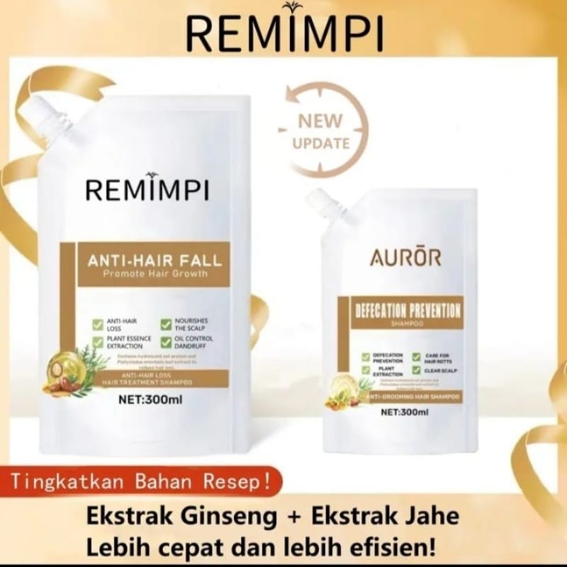 Jual ⭐RÀY⭐ REMIMPI shampoo anti hair fall (mengatasi permasalahan ...