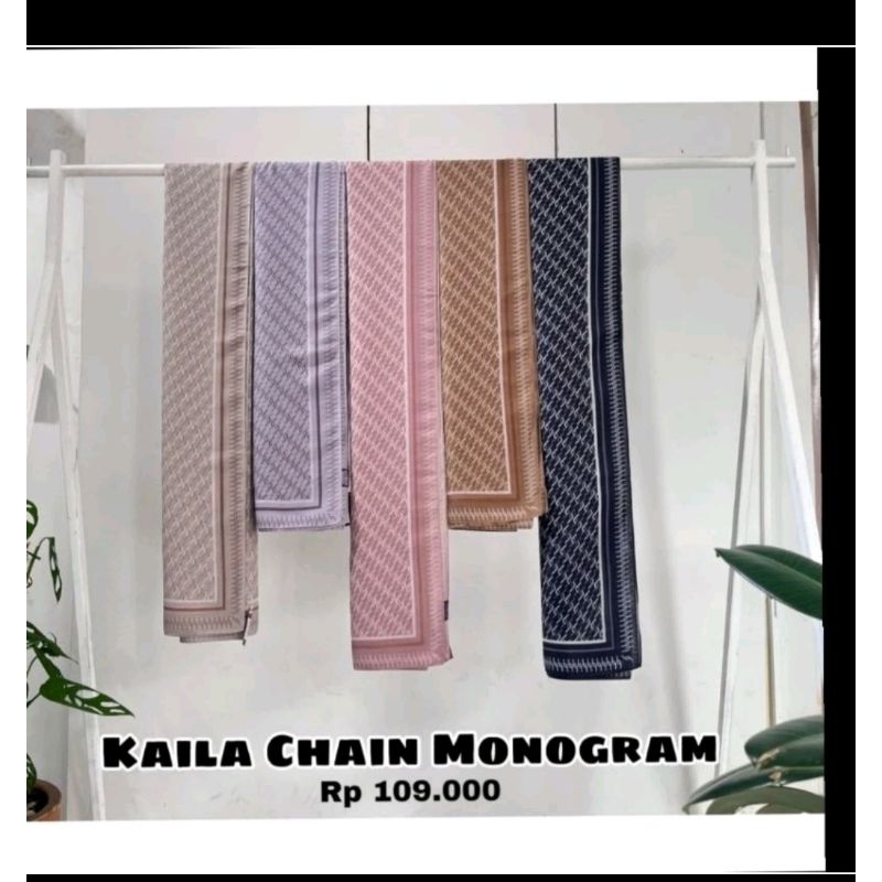 Jual KAILA CHAIN MONOGRAM BY ELZATTA | Shopee Indonesia