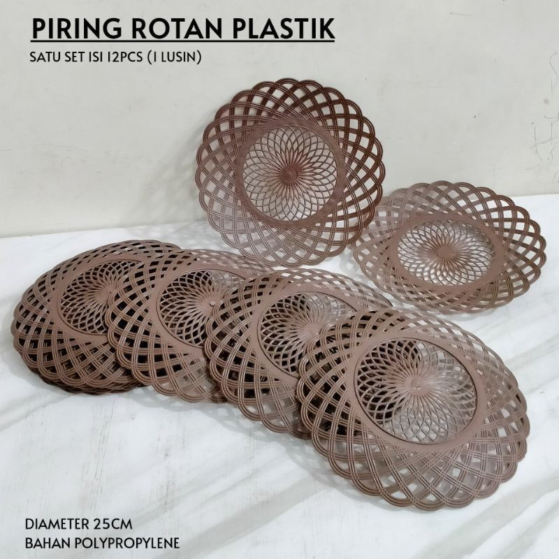 Jual PIRING ROTAN PLASTIK | Shopee Indonesia