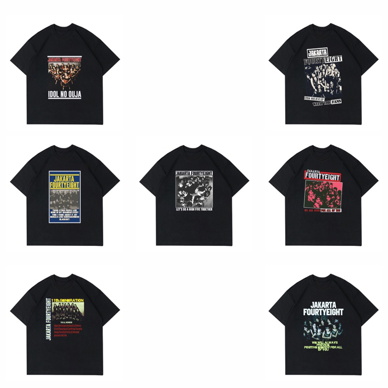 Jual KAOS JKT 48 | GENERATION | T-SHIRT BLACK JAKARTA FOURTYEIGHT ...