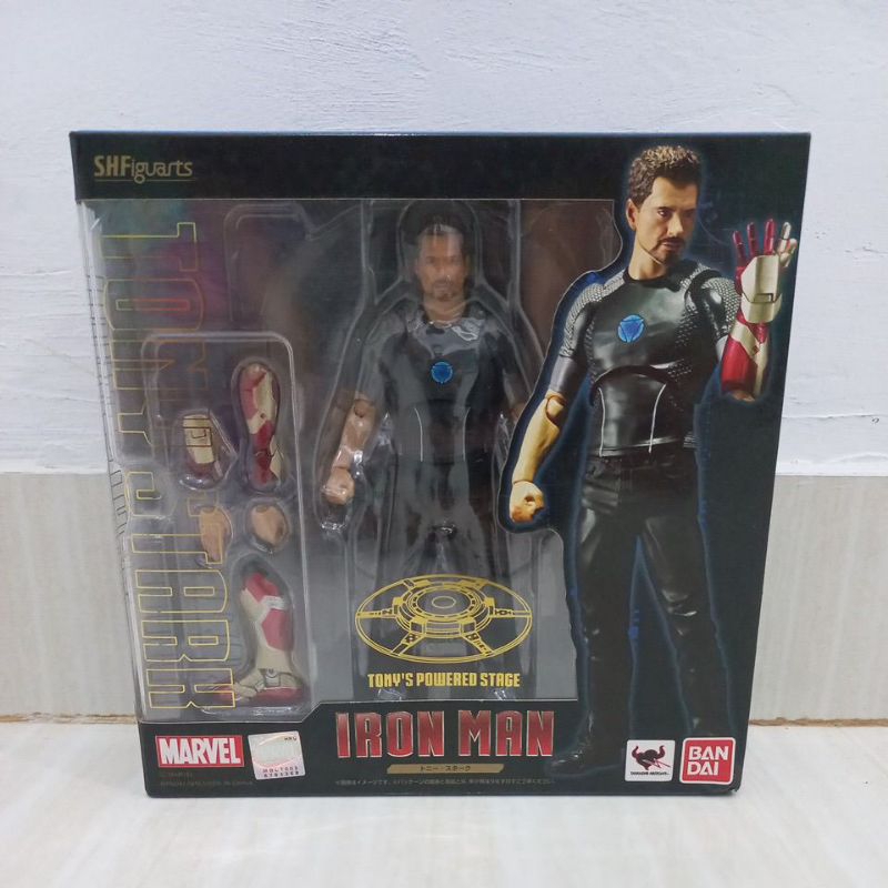 Jual SHF TONY STARK WITH TONYS POWERED STAGE (BIB) ORIGINAL BANDAI ...