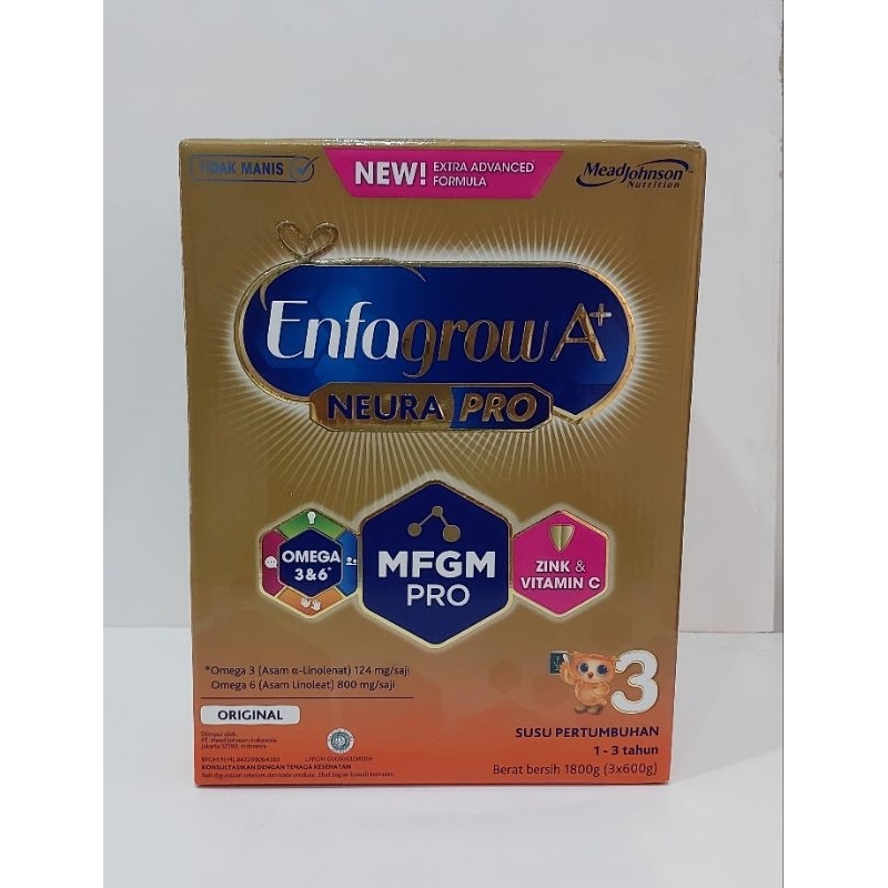 Jual Enfagrow A+ 3 ORIGINAL 1800gram Exp 10/7-2026 | Shopee Indonesia