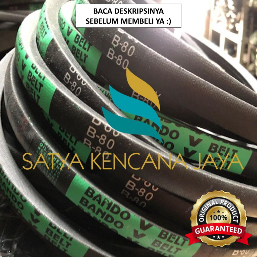Jual [COD] V-BELT FAN BELT B71 B72 B73 B74 B75 B76 B77 B78 B79 B80 BANDO/MITSUBOSHI FUJI TALI ...