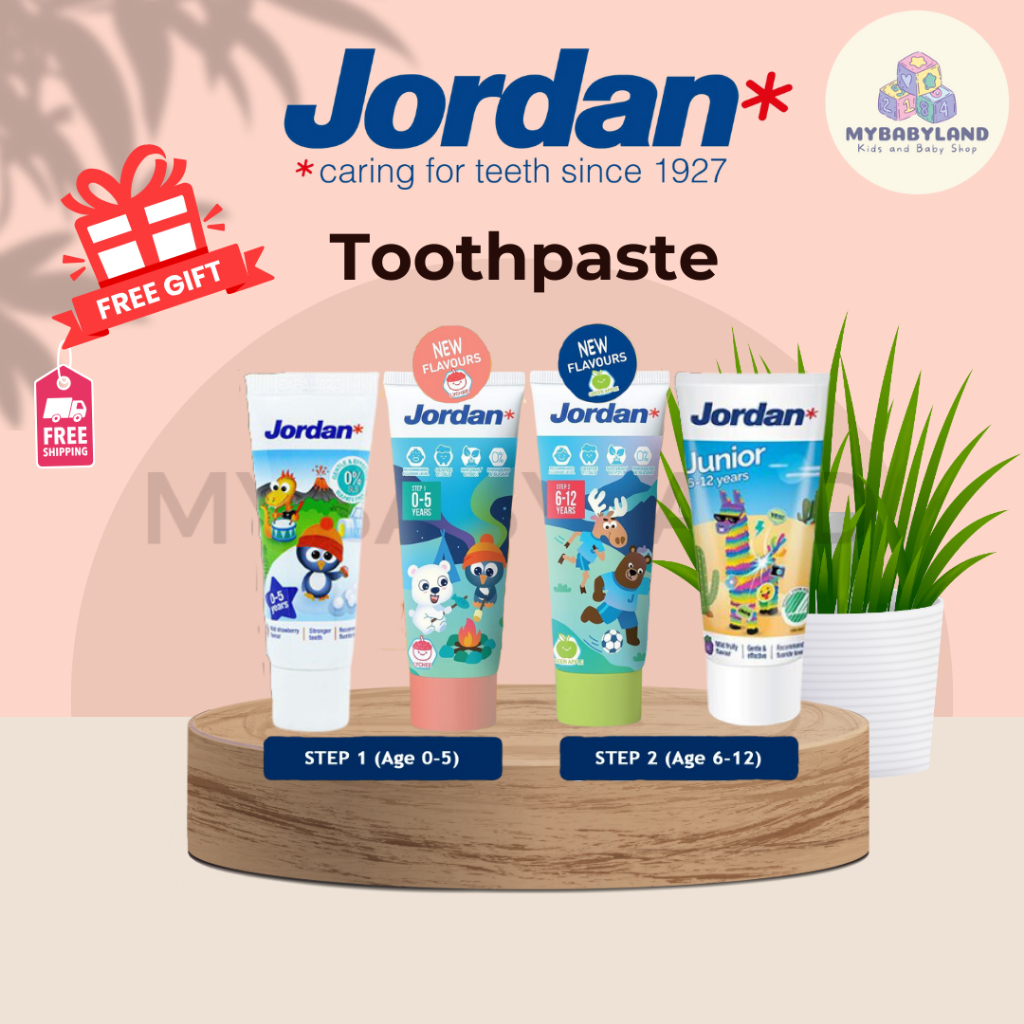 Jual Jordan Toothpaste / Odol / Pasta Gigi Bayi dan Anak | Oral Care ...