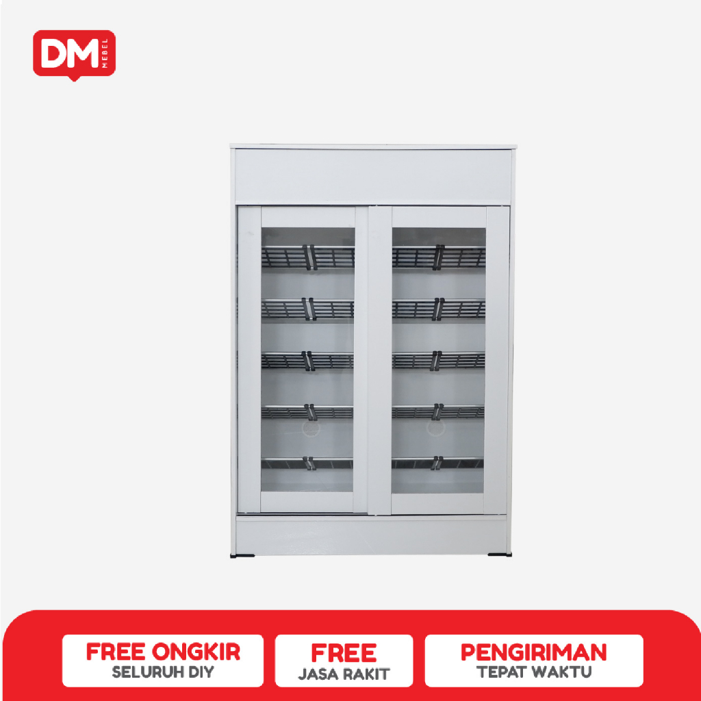 Jual RAK SEPATU SLIDING PINTU 2 SR01-8027 TOPPAN | Shopee Indonesia