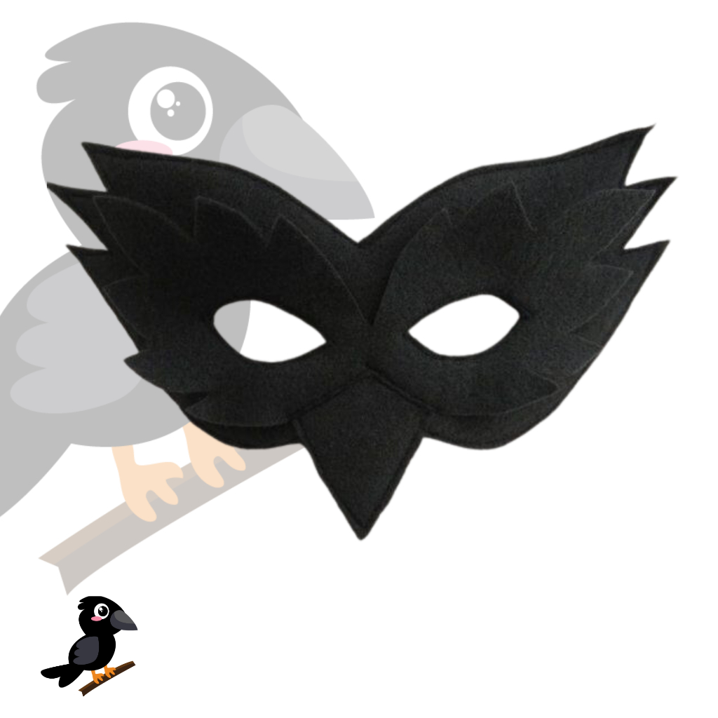 Jual COSPLAY TOPENG FLANEL BURUNG GAGAK HITAM DRAMA SENI TARI PESTA ...