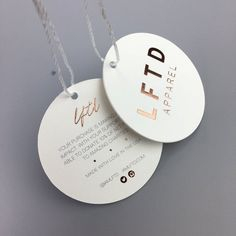 Jual Hang Tag Custom 1 Sisi Bulat Free Design | Tag Baju Label Custom ...
