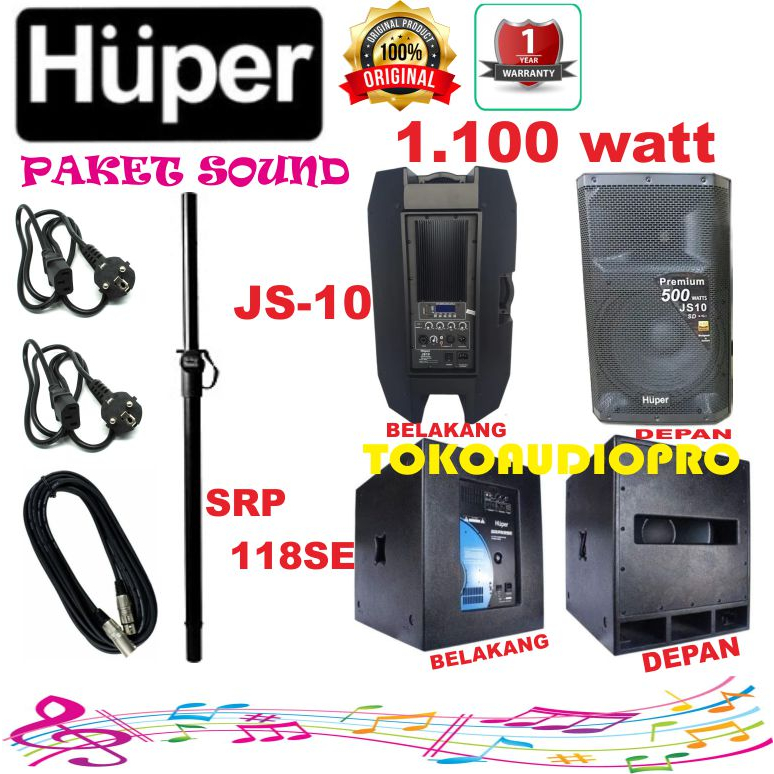 Jual Paket Sound System Huper 15 Inch original Huper | Shopee Indonesia