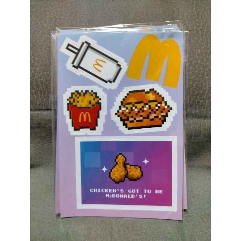 Jual New jeans x McD exclusive merchandise postcard/sticker limited ...