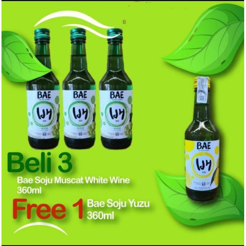 Jual Soju Bae Muscat 360ml Beli 3 Gratis 1 | Shopee Indonesia