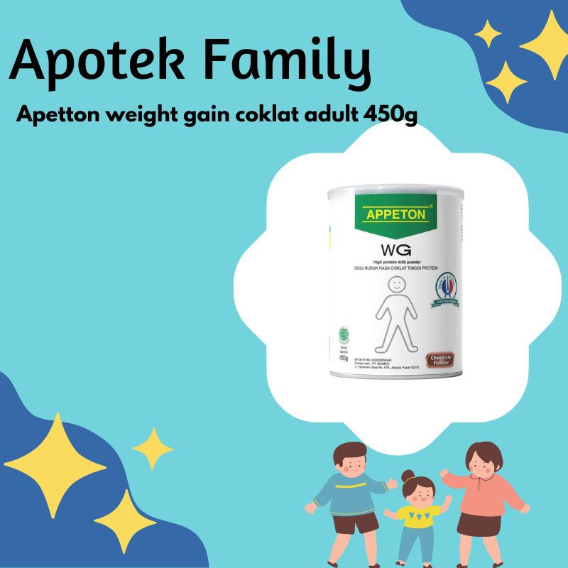 Jual APPETON WEIGHT GAIN COKLAT ADULT 450GR | Shopee Indonesia