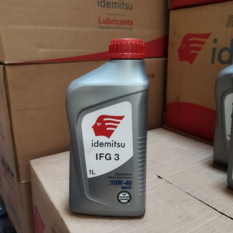 Jual Oli Mesin Mobil 10W-40 Semi Synthetic IFG3 IDEMITSU 1 Liter ...