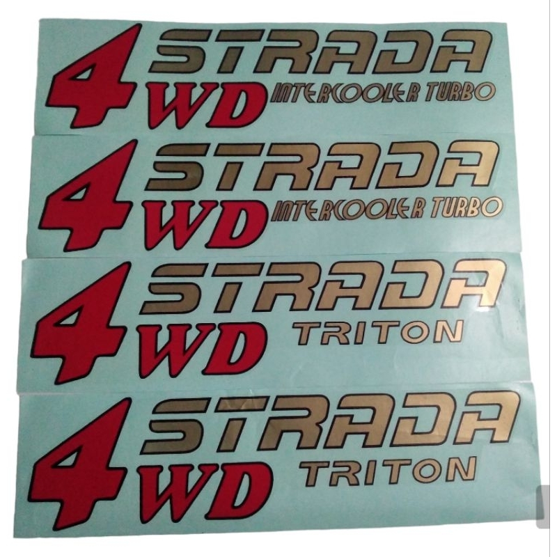 Jual Stiker Mobil Toyota Strada Triton, Mitsubishi Strada Intercooler ...