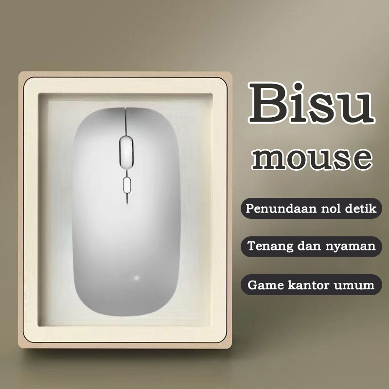 Jual Mouse wireless bluetooth gaming laptop komputer rechargeable mice | Shopee Indonesia