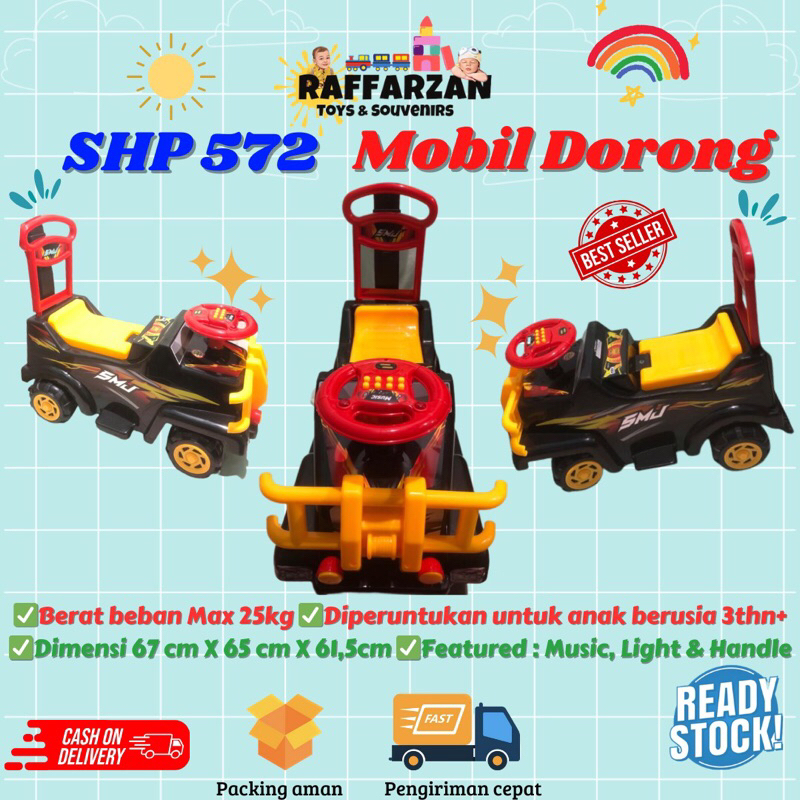 Jual Mainan Anak Mobil Dorong Mainan Ride On Mobil Mobilan Mainan Mobil ...