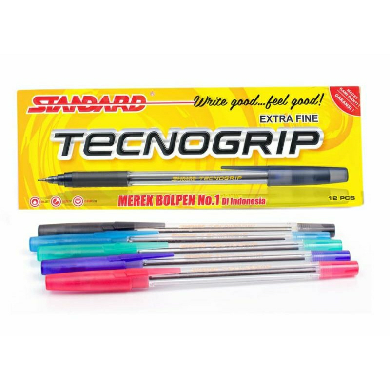 Jual Bolpen Standard TECNOGRIP (per lusin) | Shopee Indonesia