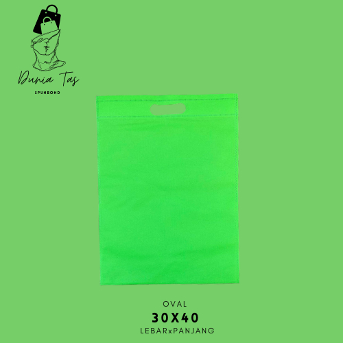 Jual DUNIA TAS (OVAL 20X25, 25X35, 30X40 TAS SPUNBOND/GOODIE BAG ...