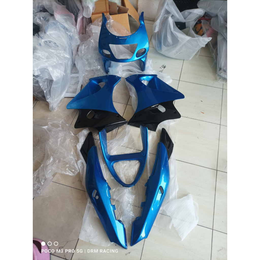 Jual Body Set KAWASAKI NINJA RR OLD Original BIRU | Shopee Indonesia