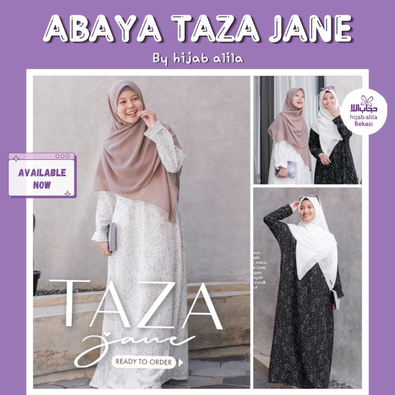 Jual ABAYA TAZA JANE HIJAB ALILA | Shopee Indonesia
