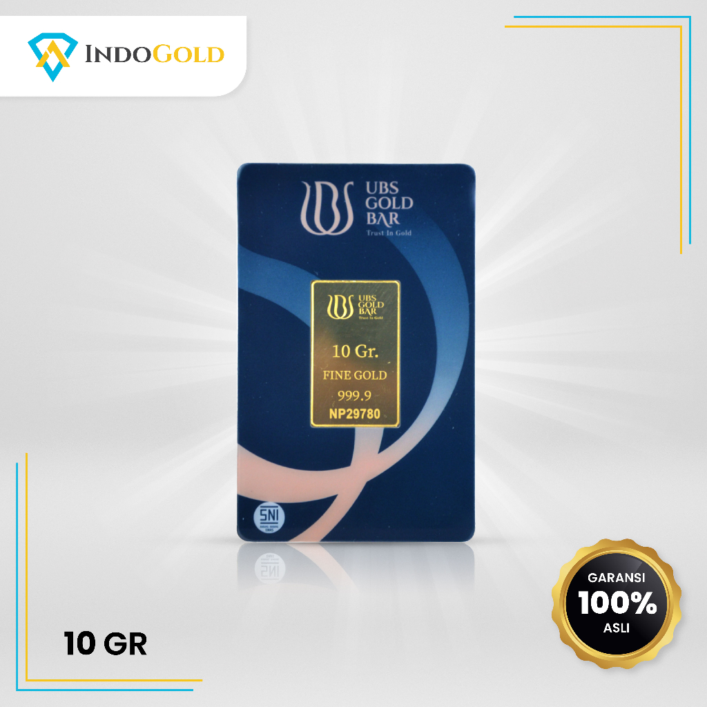 Jual Emas UBS 10 Gram Logam Mulia,Garansi Uang Kembali Include ...