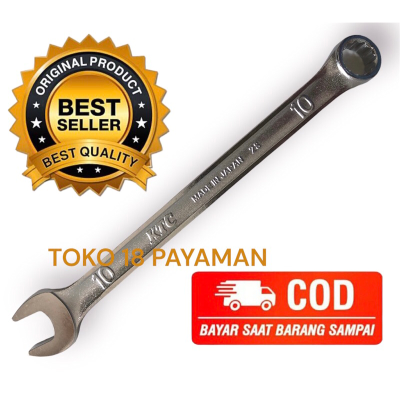 Jual KTC Kunci Ring pas 10 mm /Combination Wrench 10 mm MS2-10 KTC Japan original | Shopee Indonesia