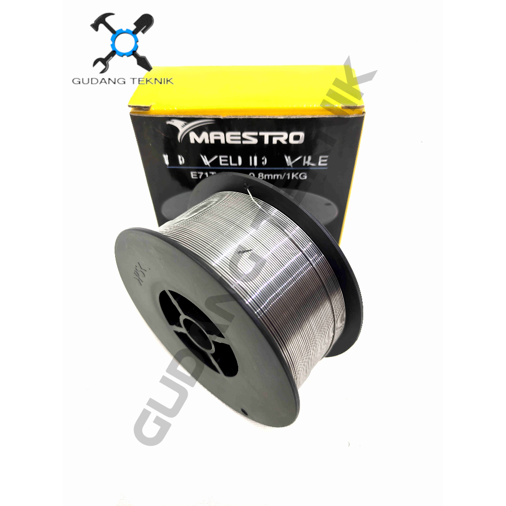 Jual Kawat Las MIG E71T-GS 0.8mm 1mm 1Kg REDBO / Flux Core Wire Gasless Kawat Las Tanpa Gas CO2 ...